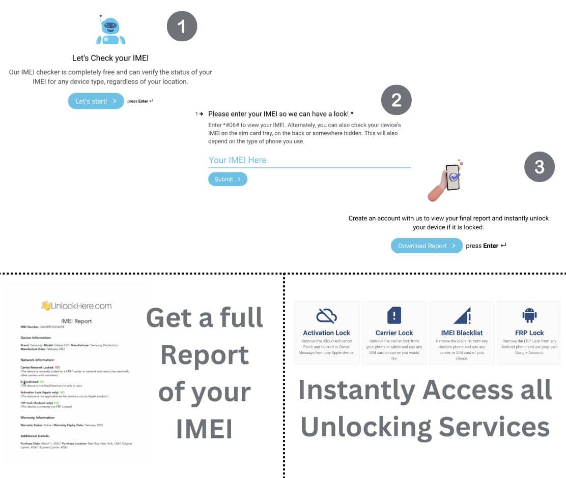 IMEI Check - UnlockHere