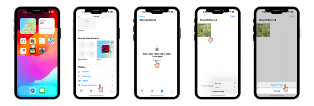 Recover Permanently Deleted Photos on iPhone Online
